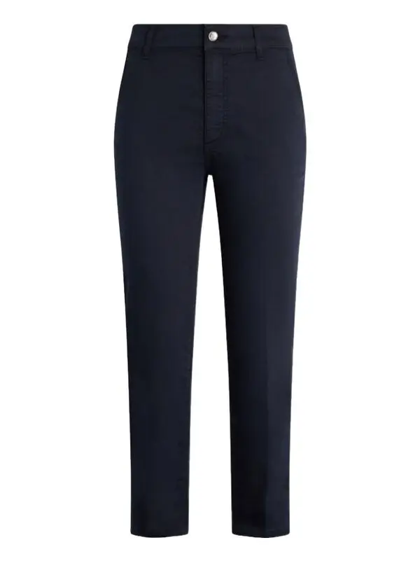 Liu Jo High-rise Cropped Trousers - Blue