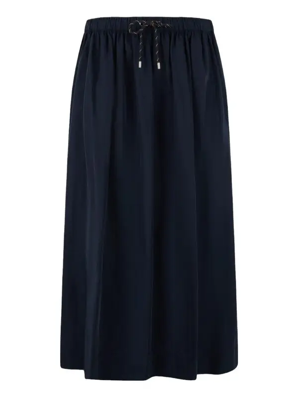 Veronica Beard Bates Crinkled Midi Skirt - Black