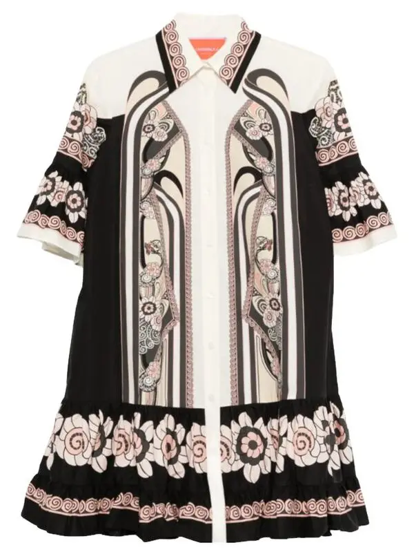 La DoubleJ Choux Dress - Black And Beige