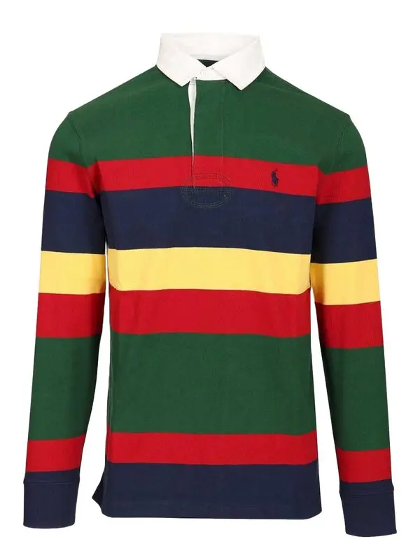 Polo Ralph Lauren Striped Rugby Knitted Top - Multicolor