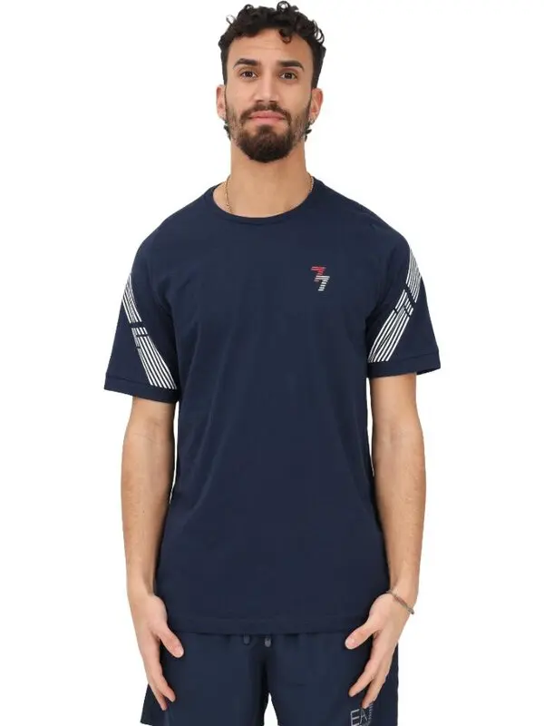 EA7 Graphic Sleeve T-shirt - Black