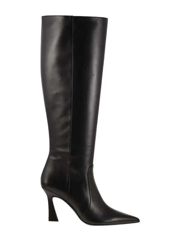 STUART WEITZMAN Vinnie Leather Knee High Boots - Black