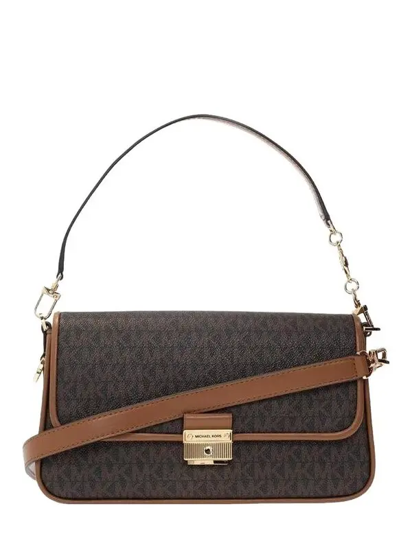 Michael Kors Bradshaw Foldover Top Tote Bag - Black