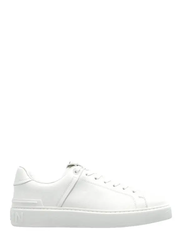 Balmain B Court Sport Lace-up Sneakers - White