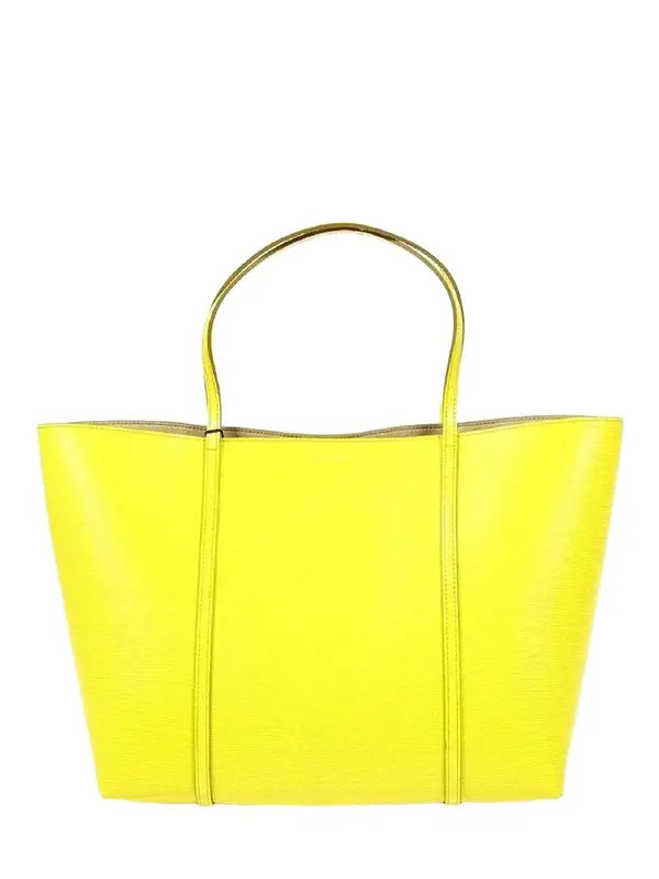 Dolce & Gabbana Tote Bag With Logo Detail - Yellow