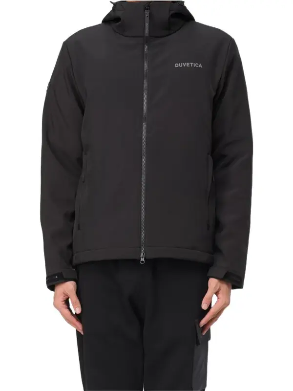 Duvetica Hooded Zip-up Jacket - Black