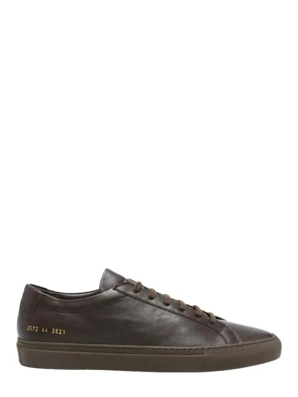 COMMON PROJECTS Round Toe Lace-up Sneakers - Black