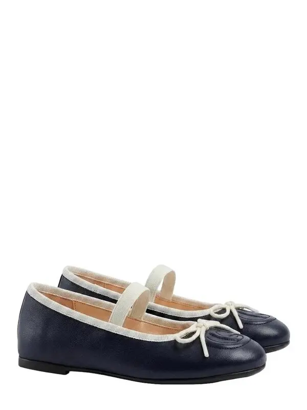 Gucci Double G Ballet Flats - Blue