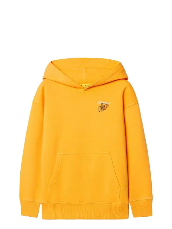 Off-White Arrow Sketch Hoodie - Mustard Yellow