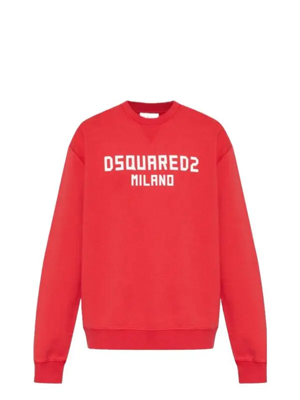 Dsquared2 Milano Cool Fit Crewneck Sweatshirt - Red