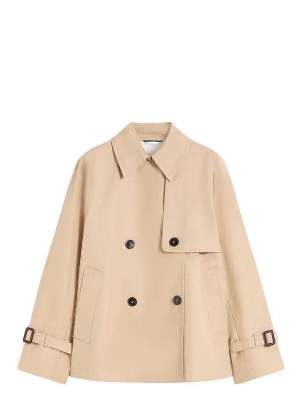 Max Mara Double-breasted Trench Jacket - Beige