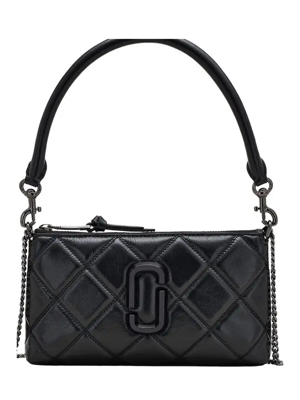 Marc Jacobs The Quilted Snapshot Convertible Shoulder Bag By - Black