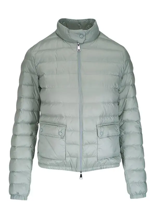 Moncler Lans Zip-up Short Padded Jacket - Grey