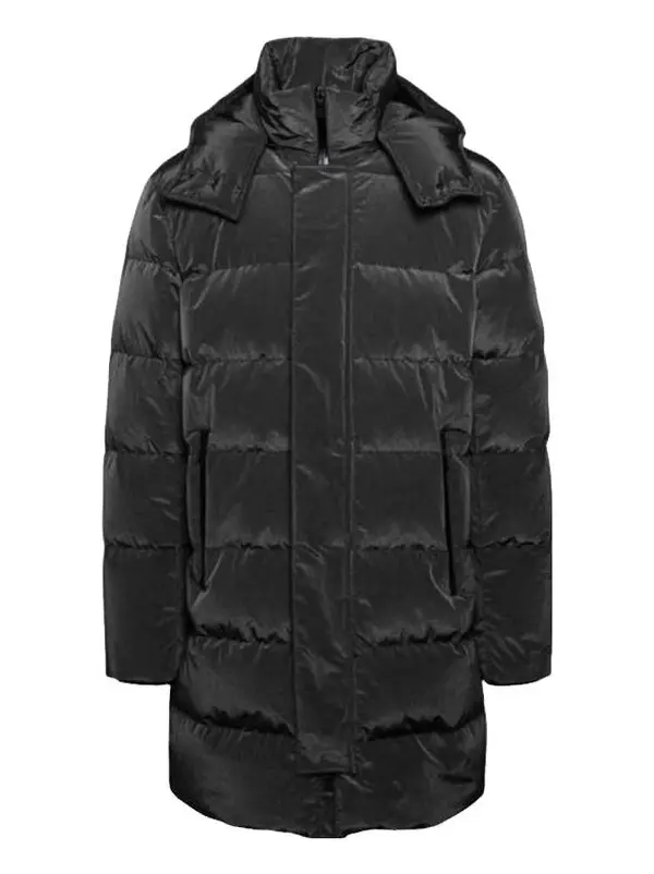 Herno Hooded Puffer Coat - Black