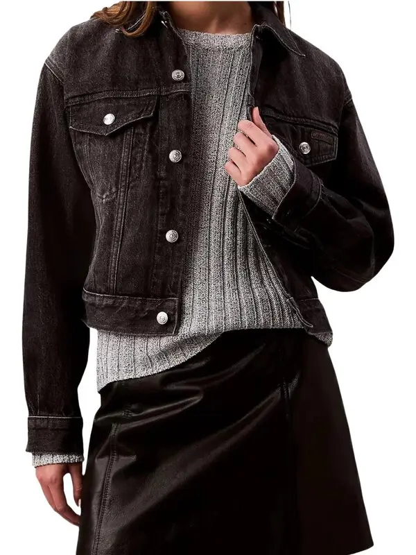 Calvin Klein 90's Denim Jacket - Black Fog