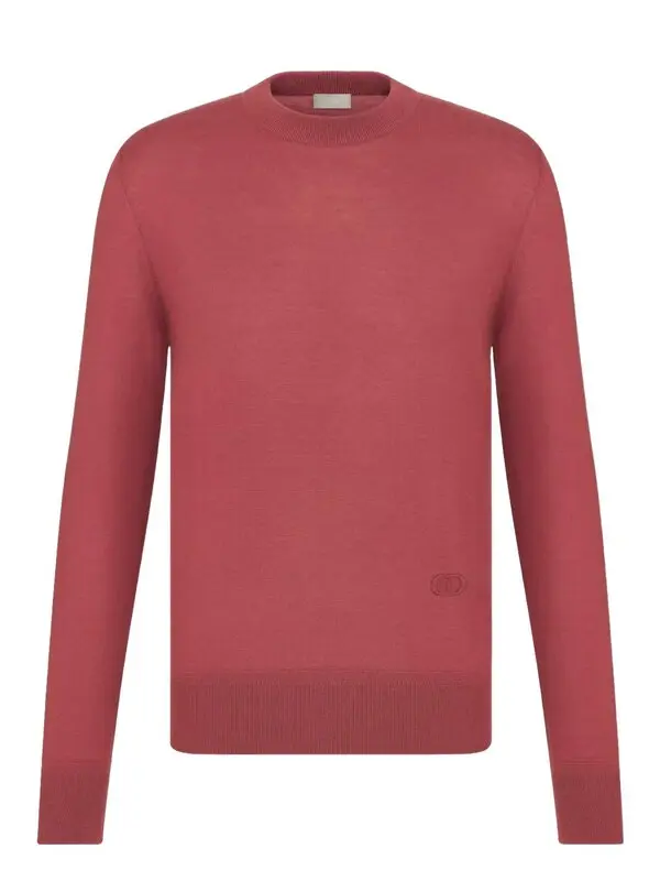 Dior Cd Icon Round Neck Sweater - Pink