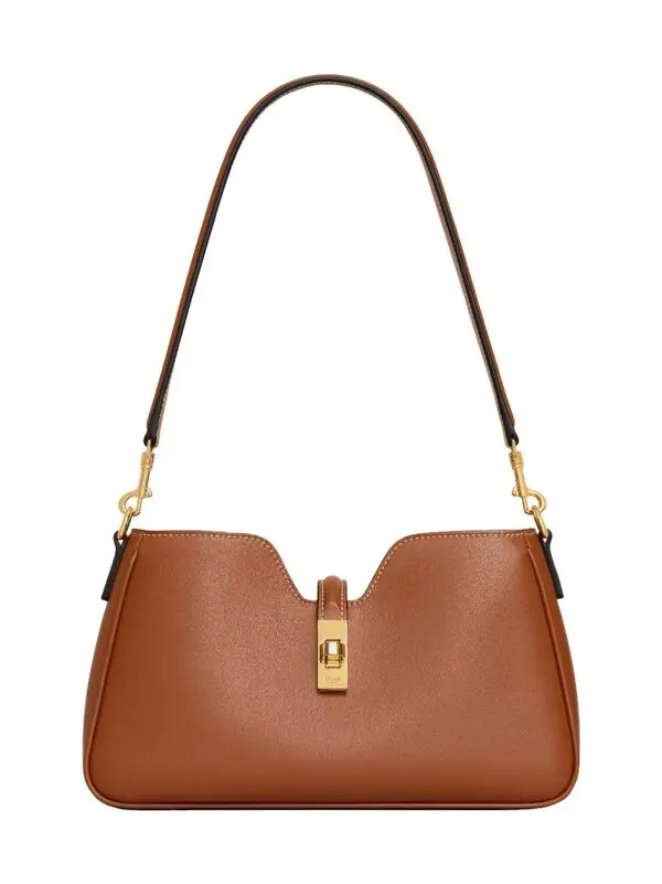Celine Camille 16 Soft Shoulder Bag In Smooth Calfskin - Tan