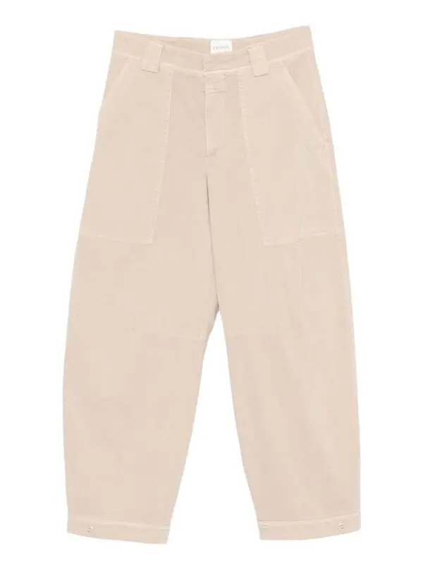Closed Rhannon Patch-pocket Tapered Trousers - Nude