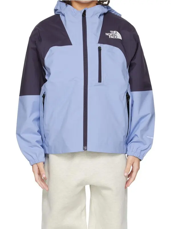 The North Face Packable Shell Hooded Jacket - Periwinkle Blue/twilight Blue