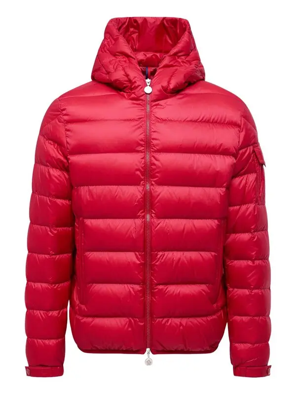 Moncler Najan Down Jacket With Hood - Red
