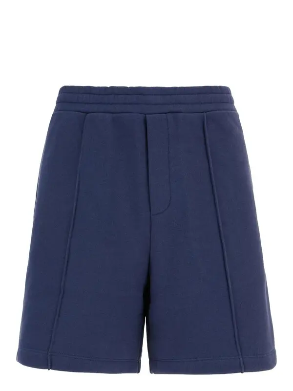 Valentino Garavani Logo Embroidered Shorts - Blue