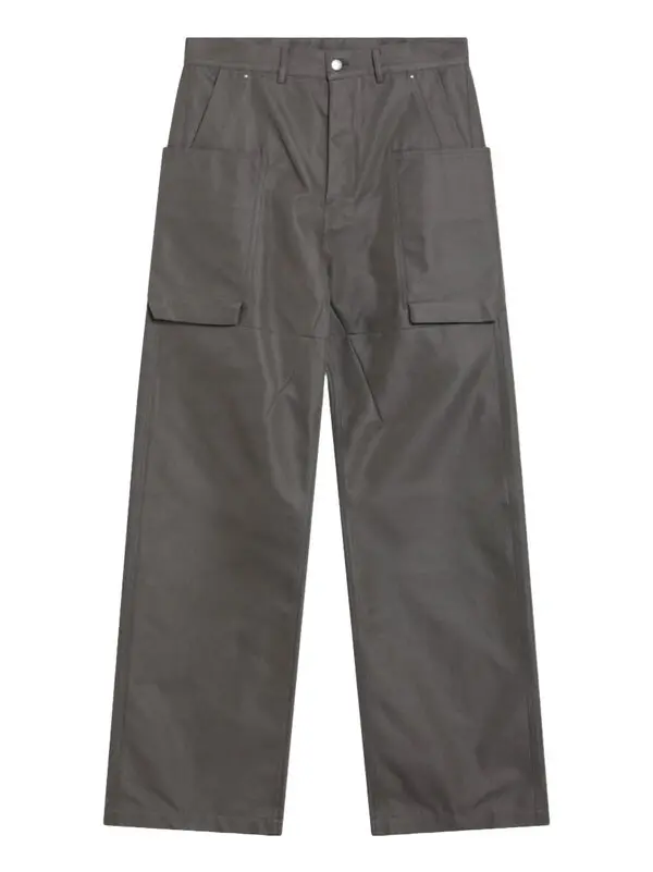 Rick Owens Straight-leg Cargo Trousers - Black