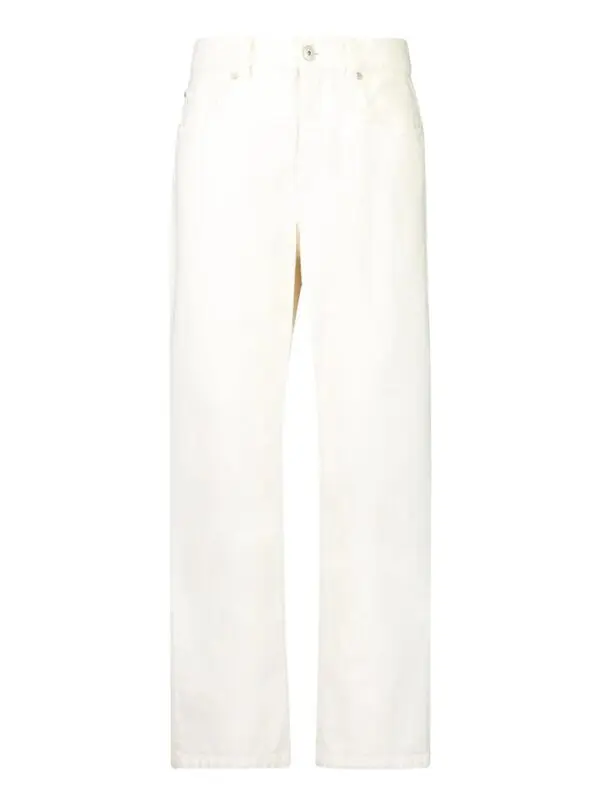 Brunello Cucinelli Straight-leg Jeans - White