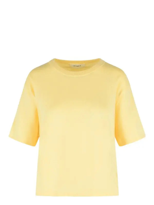 LISA YANG Crew Neck T-shirt - Yellow