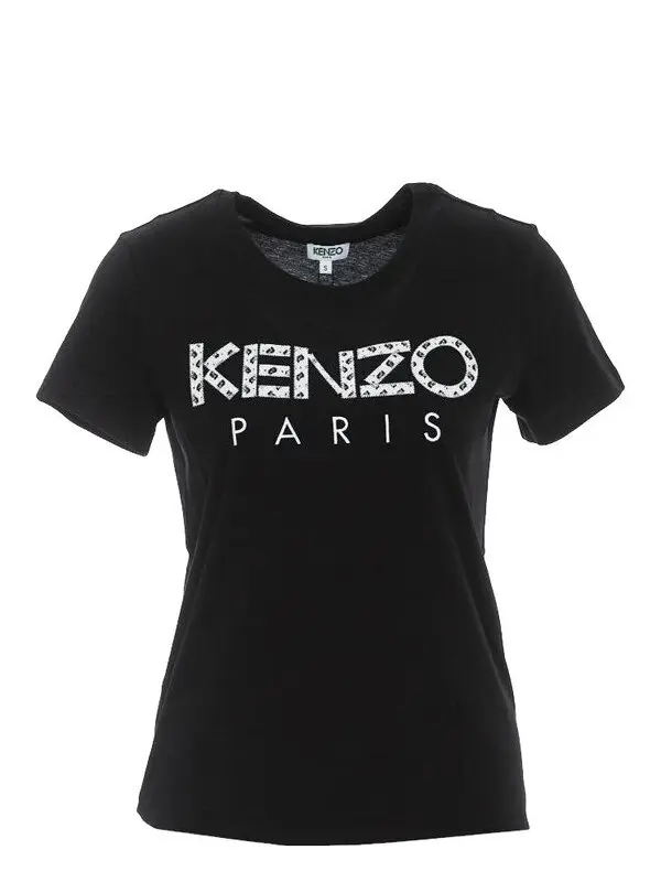 Kenzo Printed T-shirt - Black