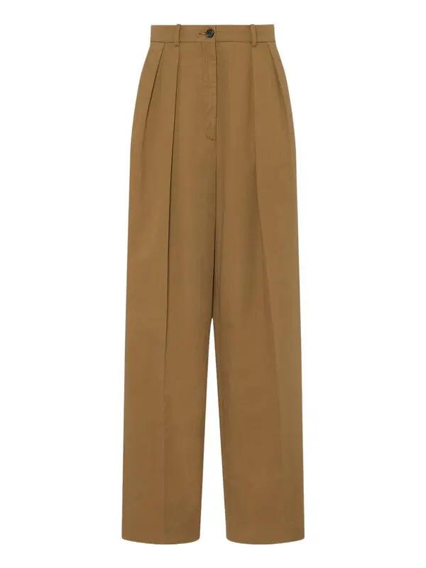 THE ROW Igor Pants - Dark Sand