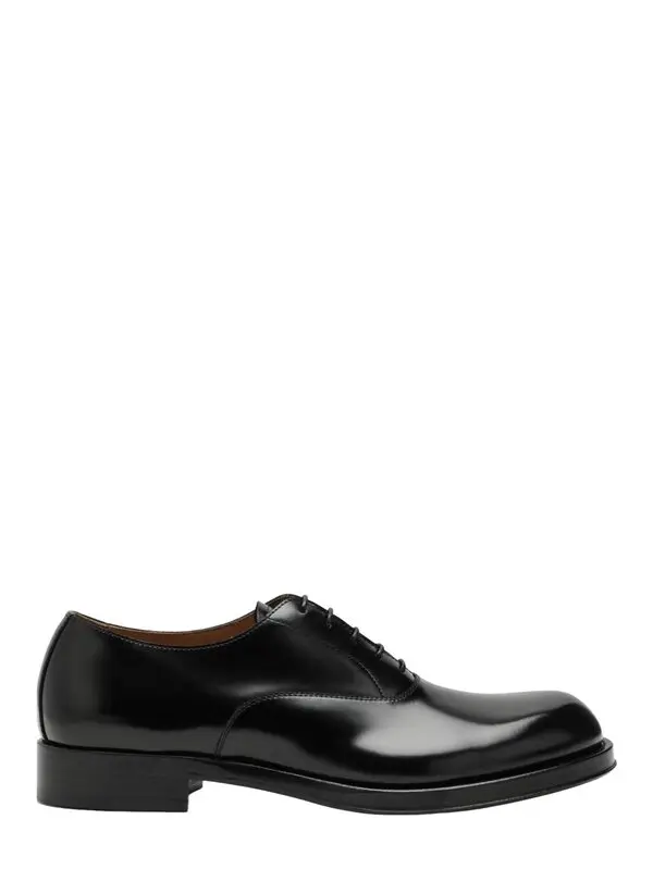Dries Van Noten Almond Toe Lace-up Shoes - Black