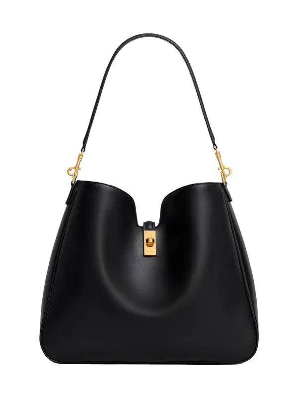 Celine Medium Camille 16 Soft Bag In Smooth Calfskin - Black
