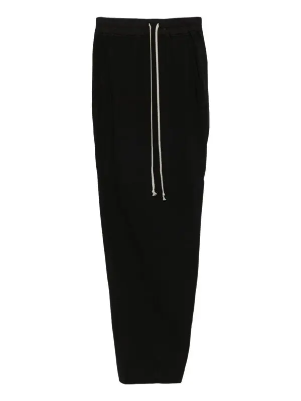 Rick Owens Drawstring Skirt With Slit Design - Black