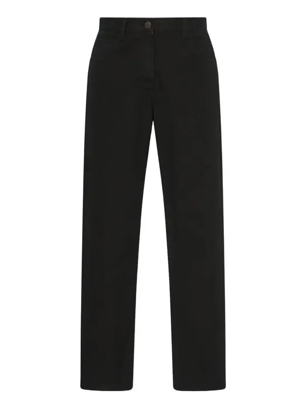THE ROW Landais Straight-leg Jeans - Black