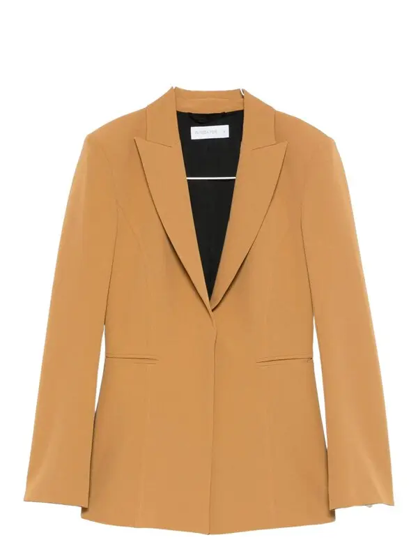 Patrizia Pepe Peak Lapel Blazer - Urban Beige