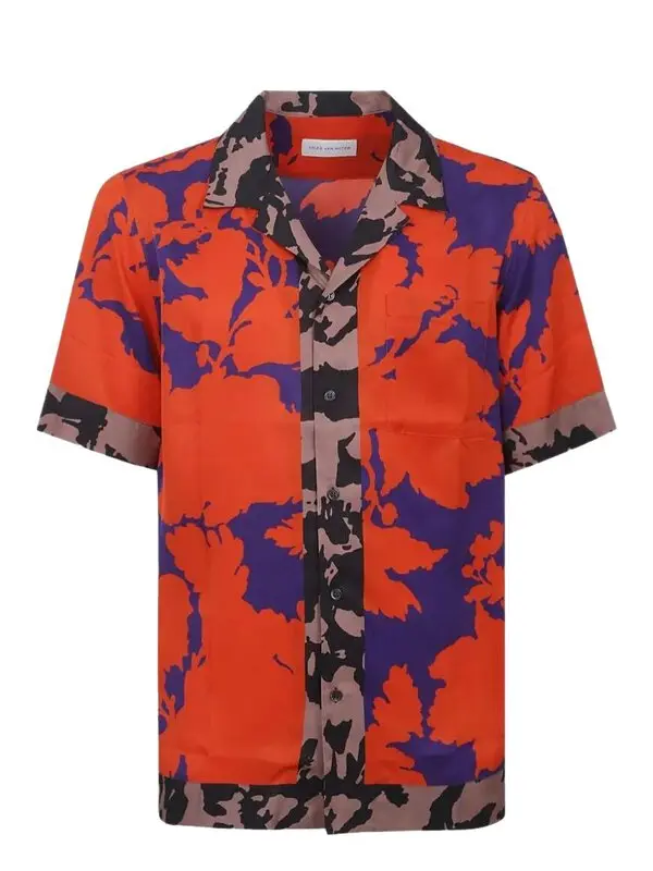 Dries Van Noten Satin Shirt - Red