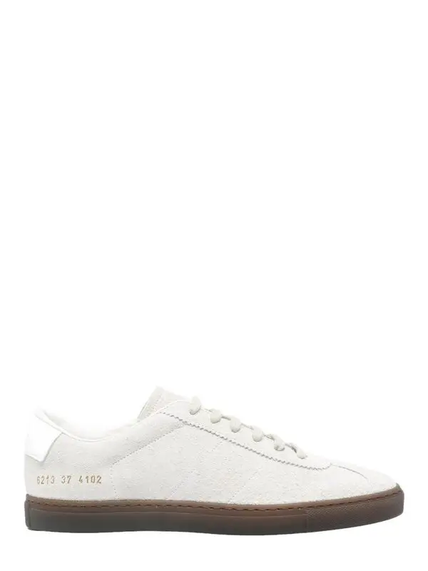 COMMON PROJECTS Logo Lace-up Low-top Casual Sneakers - White