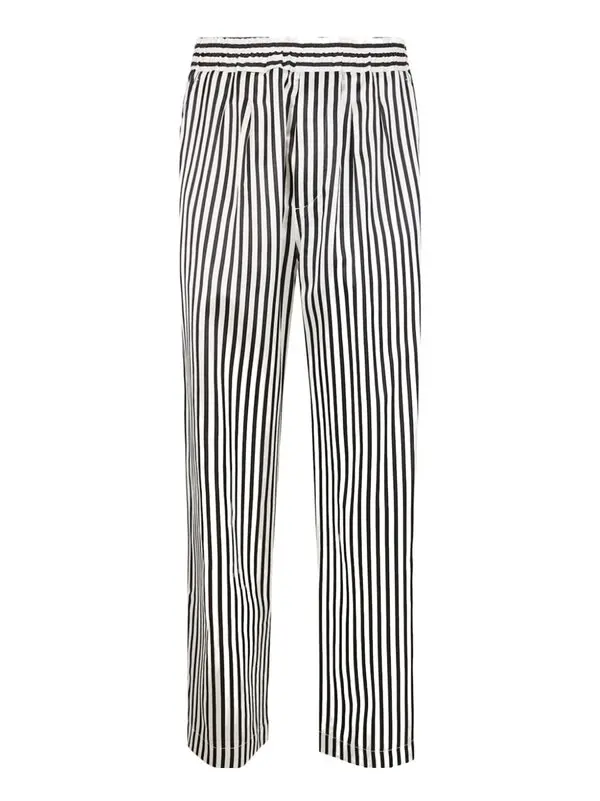 TOM FORD Striped Trousers - White