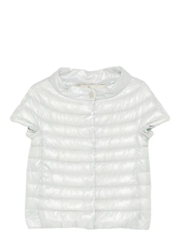 Herno Cleofe Quilted Stand Collar Jacket - Grey