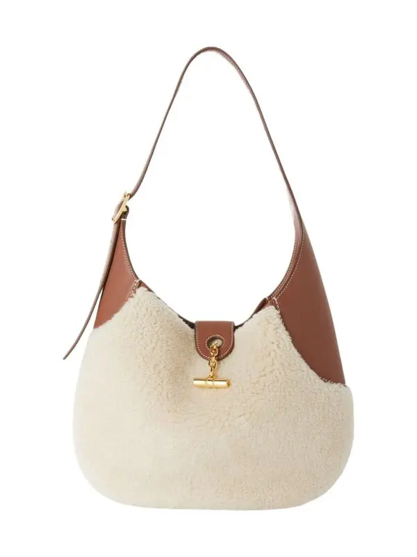 Loro Piana Bobbin Medium Bag - Ancient Paper/caramel Sugar/sun Gold
