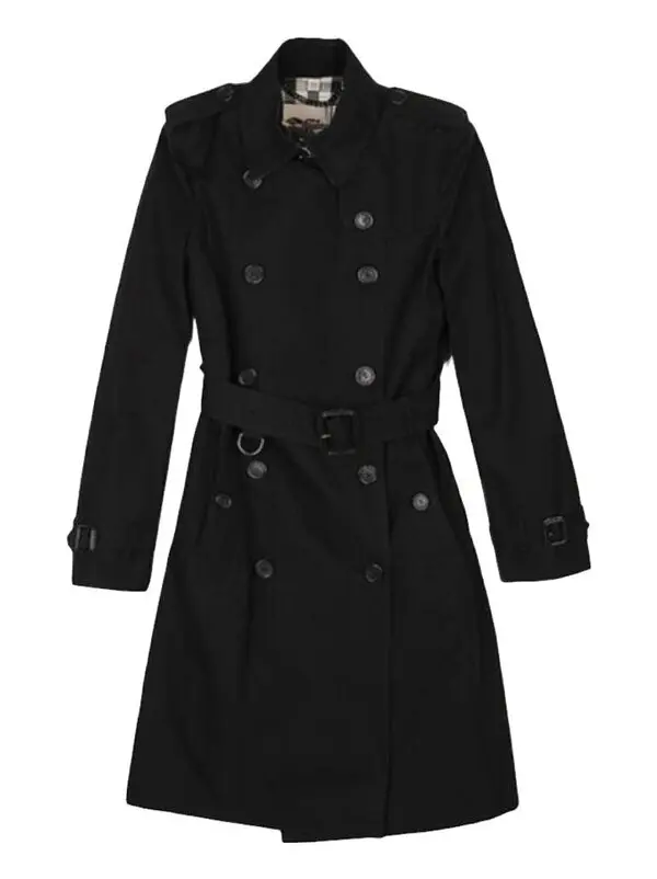Burberry Double-breasted Trench Coat - Black