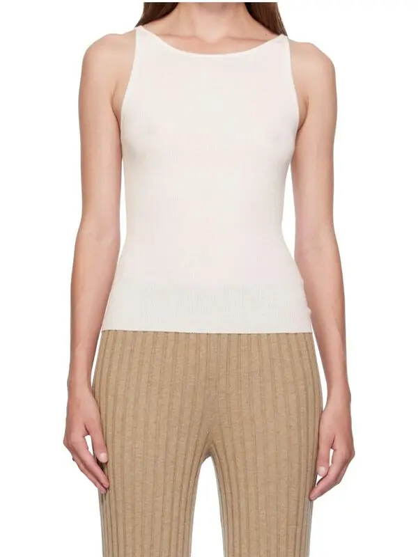LISA YANG Lynette Sleeveless Top - Ivory