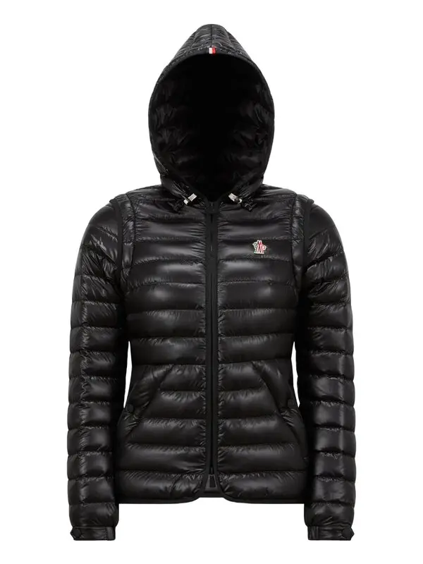 Moncler Karura 2-in-1 Hooded Short Down Jacket - Black