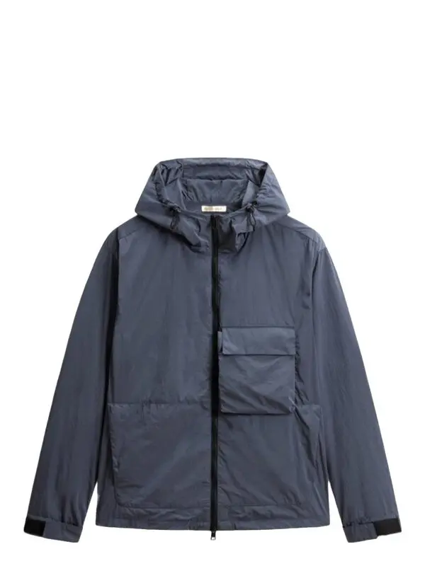 Woolrich Water-repellent Zip-up Hooded Jacket - Graytone