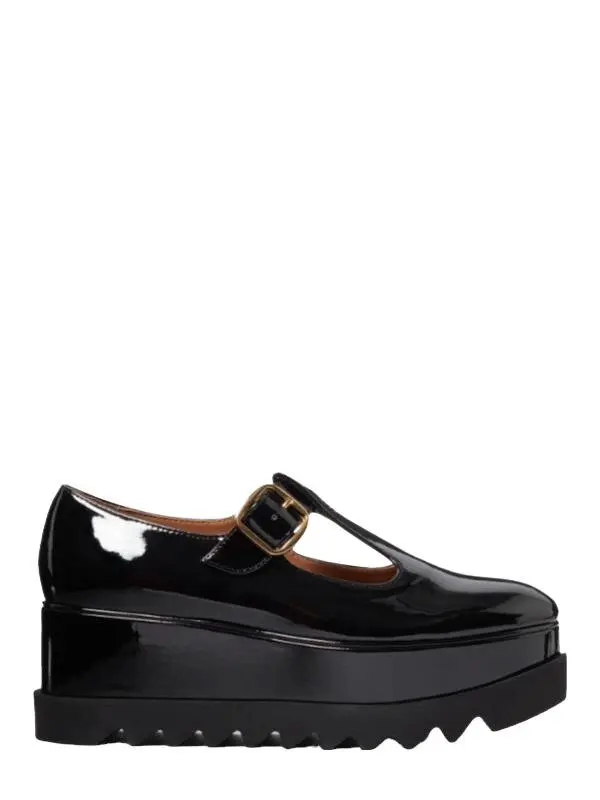 Stella McCartney Elyse T-bar Platform Mary Janes - Black