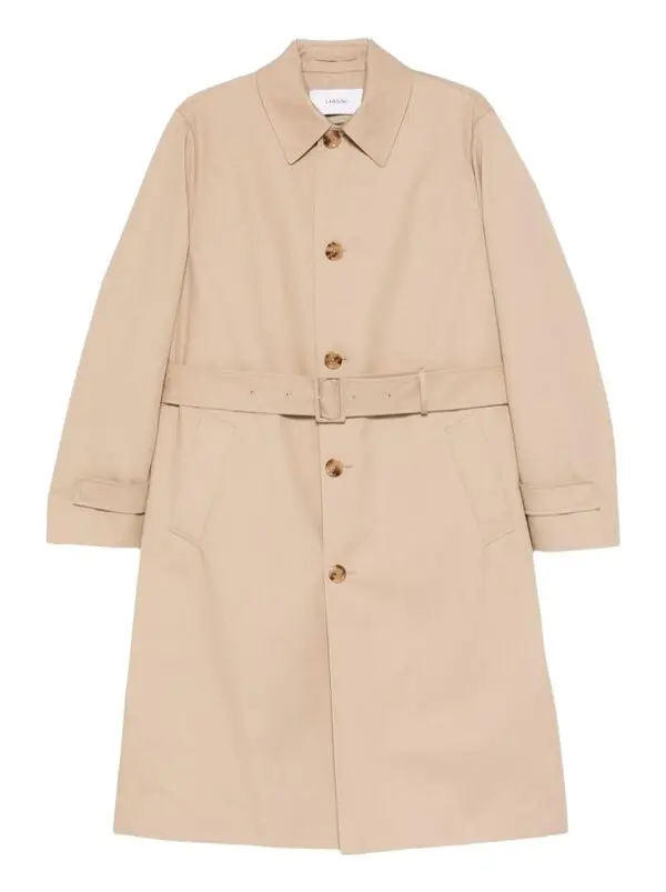 LARDINI Padril Trench Coat - Nude