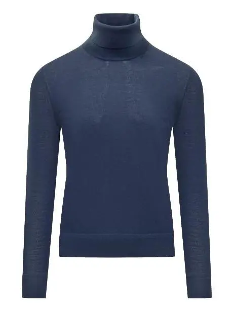 TOM FORD High Neck Jumper - Blue