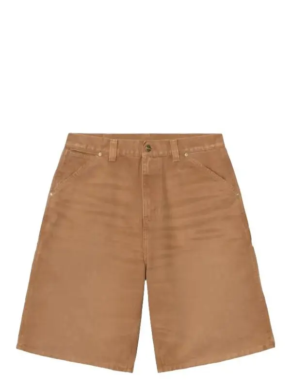 Carhartt Work In Progress Og Single Knee Canvas Shorts - Brown