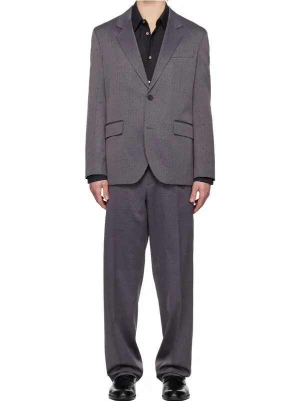 Hugo Boss Stretch Wool Blend Suit - Dark Gray