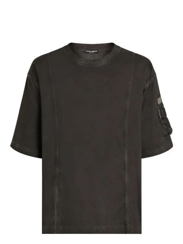 Dolce & Gabbana Pocket T-shirt - Black